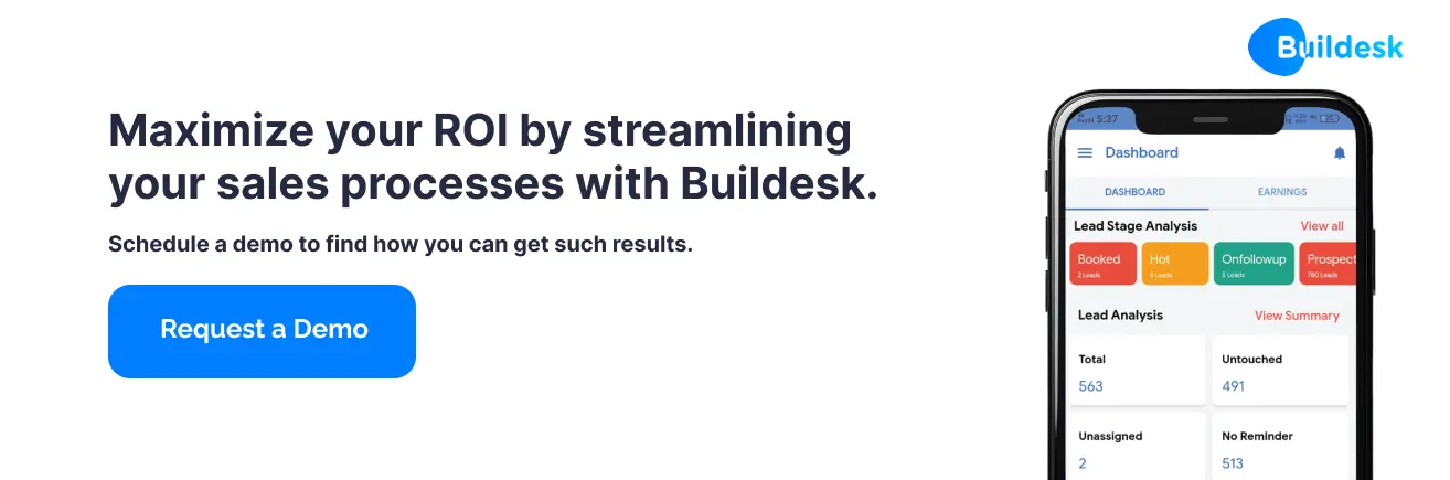How To Maximise ROI With a Real Estate CRM - Buildesk