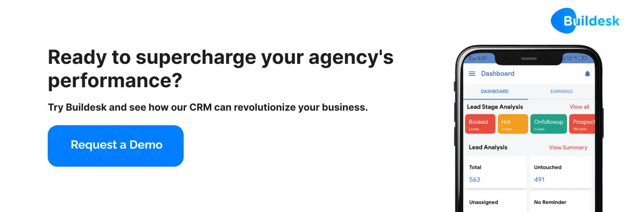 How Real Estate CRM Supercharges Your Agency's Performance? - Buildesk