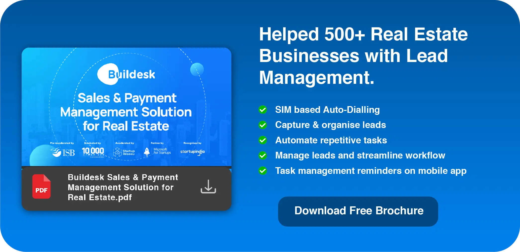 Top 10 Best Real Estate CRM Software in India 2025 – Buildesk