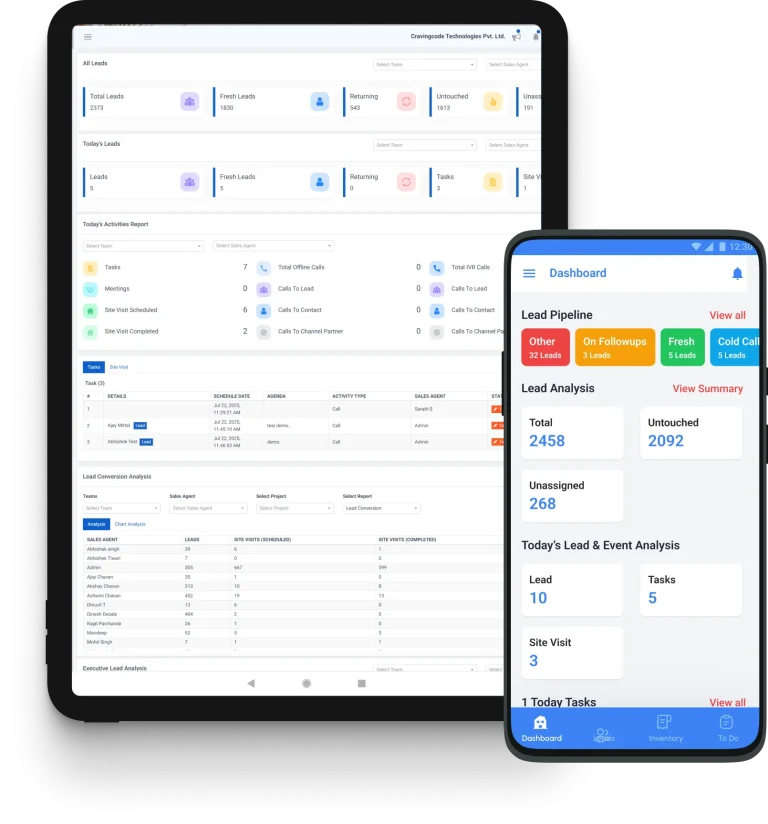 Real Estate CRM & ERP Software for Developers & Brokers